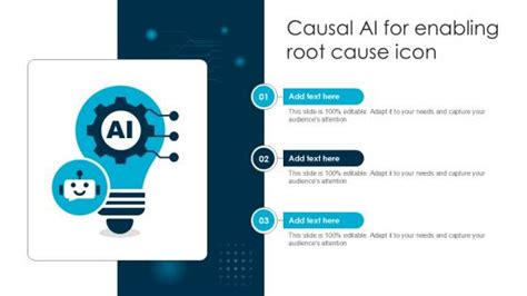 Causal Ai For Enabling Root Cause Icon Ppt Slides Ppt Presentation