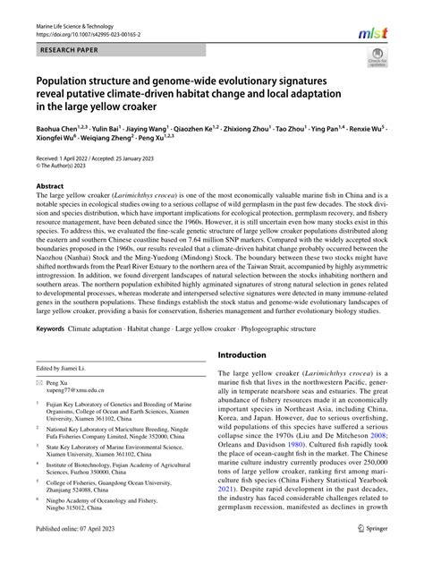 Pdf Population Structure And Genome Wide Evolutionary Signatures