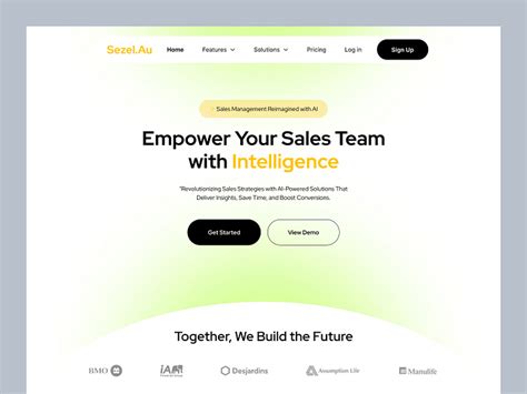 Sales Management Tools Landing Page Ui Design By Sazidur Rahman On Dribbble