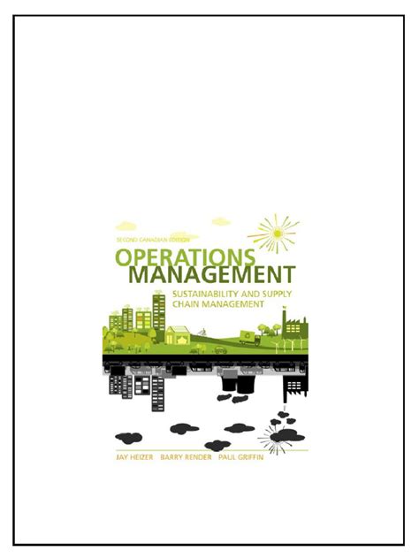 Solution Manual For Operations Management 2nd Canadian Edition Jay Heizer Barry Render Paul