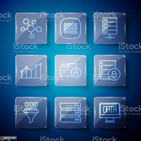 Atur Garis Kode Biner Server Analisis Data Folder Dan Kunci Infografis