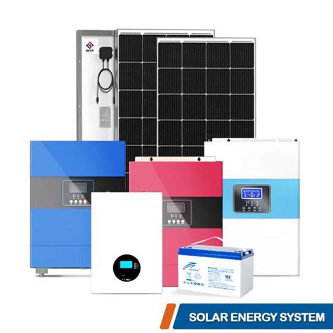Photovoltaic Pv Solar Panels 5kw Solar System Off Grid System Dc