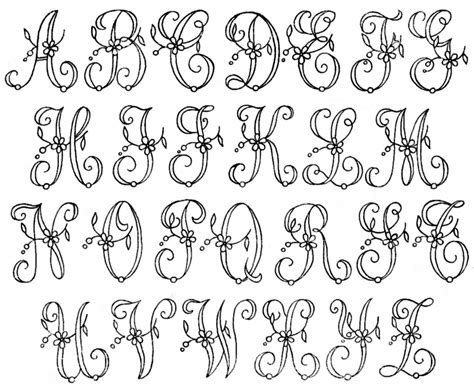 Traceable Printable Hand Embroidery Letters Patterns Free Printable