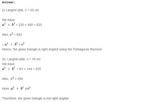 Properties Of Triangles Rs Aggarwal Class 7 Maths Solutions 15d