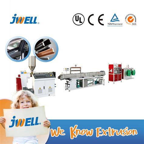Jwell Plastic Pvc Tpu Tpe Seal Profile Production Making Machine Plastic Making Machine And