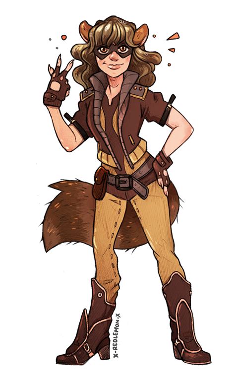 Ringtail Commission By X Redlemon X On Deviantart