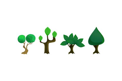 Tree Vector Graphic By Fharastudio Creative Fabrica