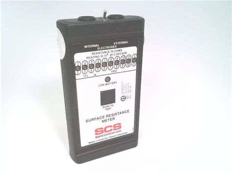 SRMETER SURFACE RESISTANCE By SCS STATIC CONTROL SYSTEMS