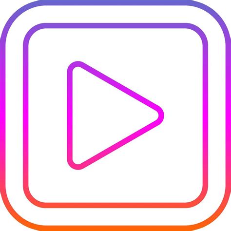 Play Line Gradient Icon Design 43890554 Vector Art At Vecteezy