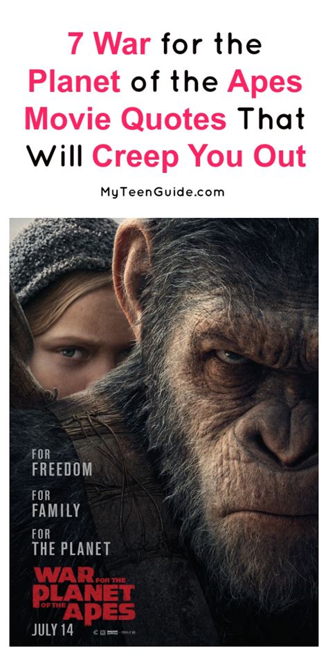 7 War For The Planet Of The Apes Movie Quotes That Will Creep You Out