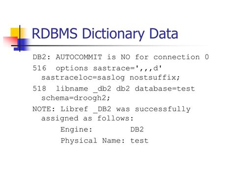 PPT QC Your RDBMS Data Using Dictionary Tables PowerPoint Presentation ID 5345388