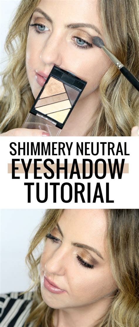 Shimmery Neutral Eyeshadow Tutorial