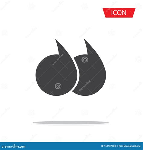 Quotes Icon Vector Quotation Mark Icon Isolated On Background Stock Vector Illustration Of