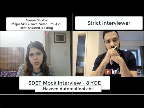 Mukta Sharma On Linkedin Sdet Automation Mock Interview 8 Yoe