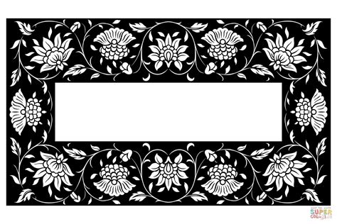 Indian Patterns Coloring Page Free Printable Coloring Pages