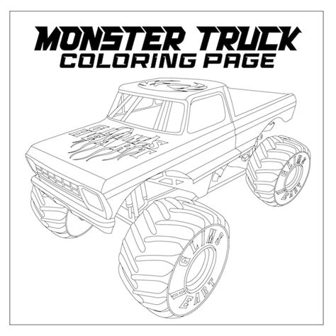 Dog Monster Truck Coloring Pages 2025