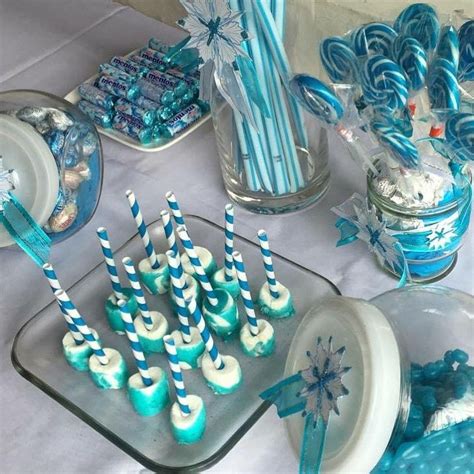 Frozen Themed Candy Buffet By Pixie Dust Creations Ph Sariaya Quezon