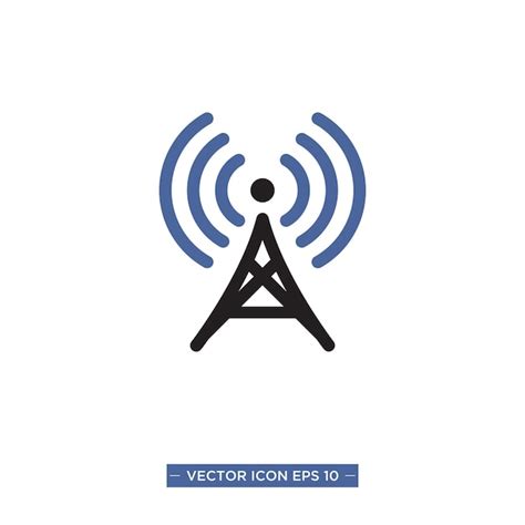 Premium Vector Connection Tower Icon