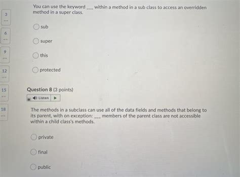 Solved Question 1 2 Points Listen The Arraylist Uses
