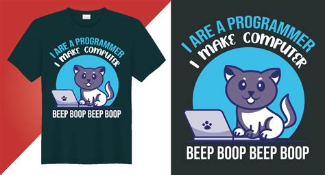 Vector Software Developer T Shirt Design Programming T Shirt Design