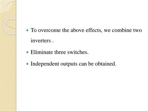 Solution Simulation Of Nine Switch Inverter For Independent Control Of Two Three Phase Loads