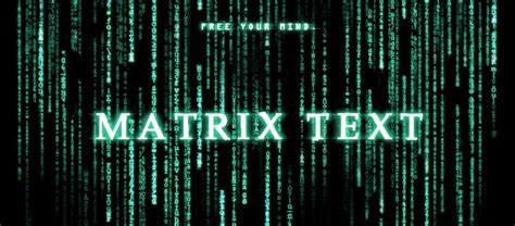 Matrix Text Effect Photoshop Lady