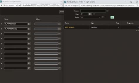How To Define Item To Set On Link From Search Configuration Feature