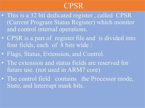Lect 3 Arm Processor Architecture Ppt