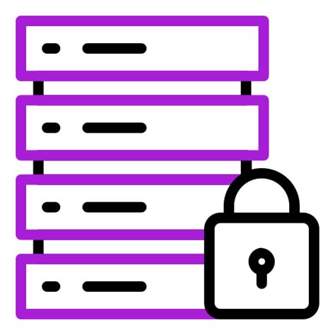 Database Padlock Protection Lock Data Icon Download On Iconfinder