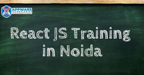 React Js Training In Noida Appwars Technologies