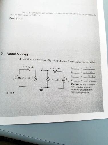 How Do The Calculated And Measured Results Compare Determine The Percem Difference For Each