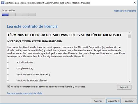 system center 2016 virtual machine manager instalación itpro es