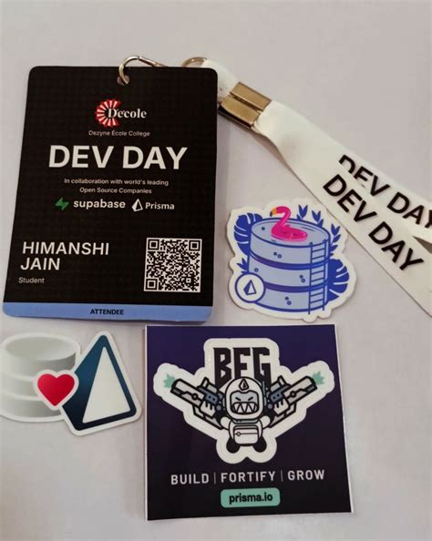 Himanshi Jain On Linkedin Devday Prisma Supabase Collegehackathon Happyhacking Codewithus…