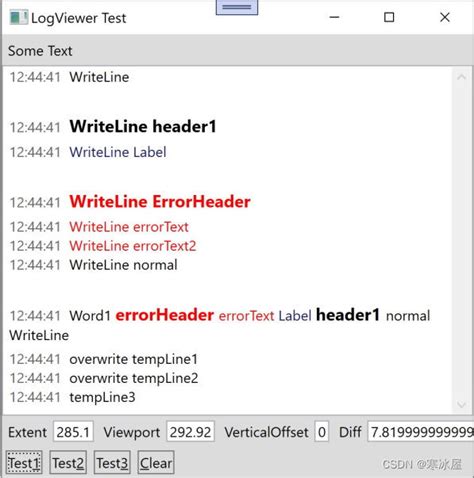 日志查看器：显示日志记录信息的快速wpf控件 c wpf 显示系统启动的日志 csdn博客