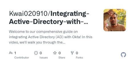 Github Kwai020910integrating Active Directory With Okta A Step By Step Guide Part 1 Welcome