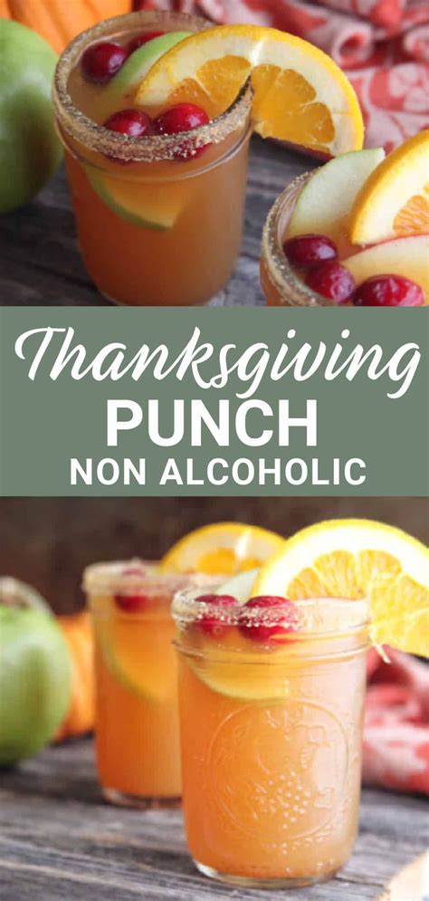 Thanksgiving Recipes Drinks Thanksgiving Punch Thanksgiving Food