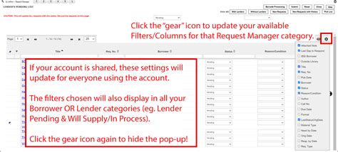 How Do I Update My Request Manager Category Or Borrowerlender Search