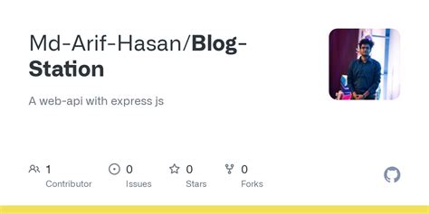 Github Md Arif Hasanblog Station A Web Api With Express Js