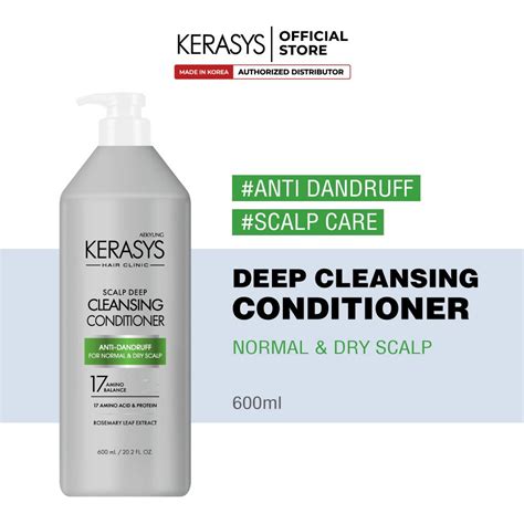 Kerasys Scalp Care Deep Cleansing Conditioner 600ml Shopee Malaysia