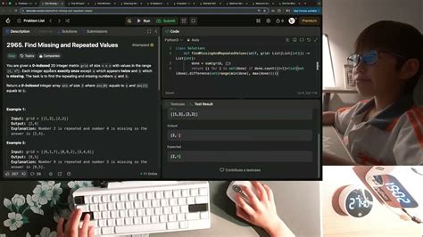Leetcode Python Hhkb Type S 40 Min Real Time No Talking Ep 8