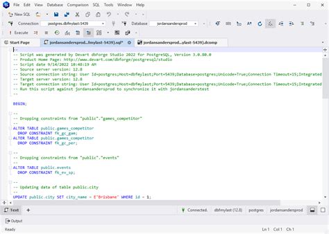 Create Rollback Scripts