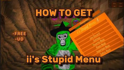 How To Download Ii S Stupid Mod Menu Youtube