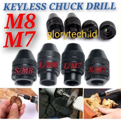 Jual Kepala Bor Mini Chuck Kepala Bor Chuck Tanpa Collet Chuck Mini Keyless Shopee Indonesia