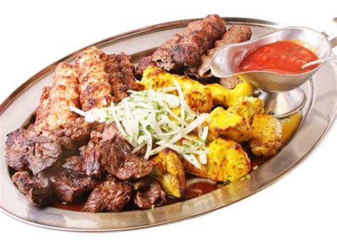 Assorted Kabob Platter Shish Kabob House