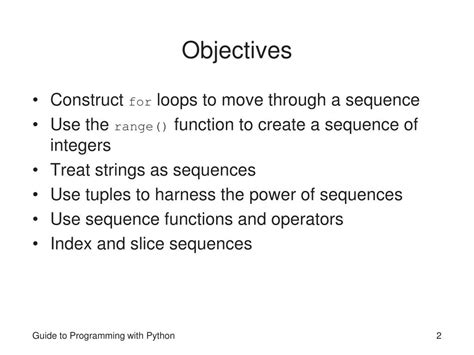 Ppt Guide To Programming With Python Powerpoint Presentation Free