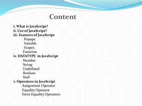 Java Script Basic