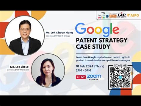 Google Patent Strategy Case Study Competitive Strategy Patented Technologies Youtube