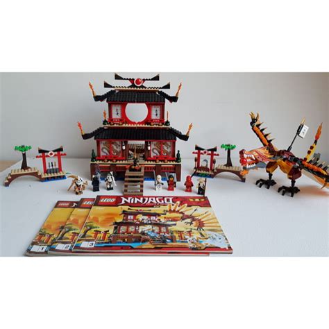 Lego Ninjago Fire Temple Used Shopee Singapore