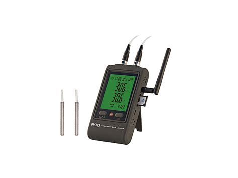 R90DR G 2 Channel Pt100 Gsm Temperature Data Logger Hairuis Instruments Shenzhen Co Ltd