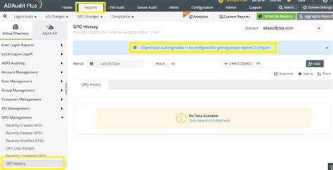Configure SACL Automatically Active Directory Audit Guide ADAudit Plus